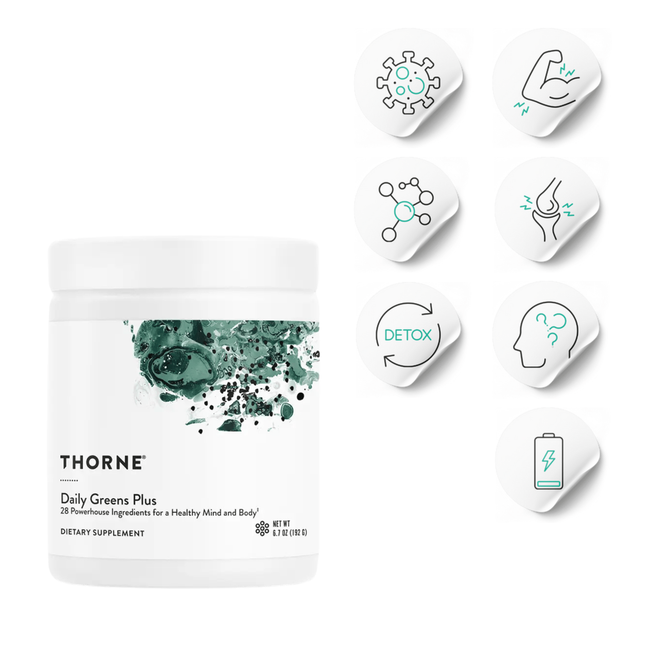 Daily Greens Plus | Immune Support & Energy | Thorne – Long Covid Store